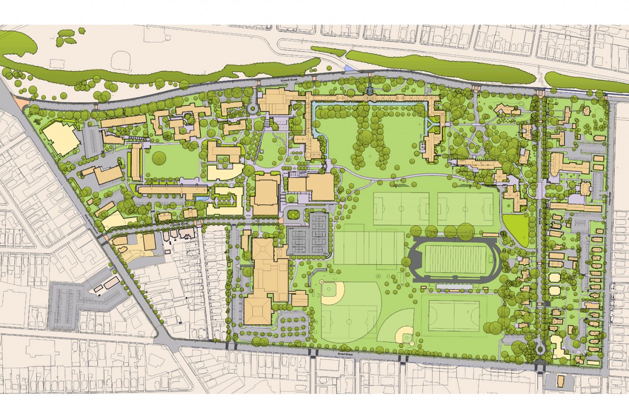 Trinity College Campus Map - United States Map